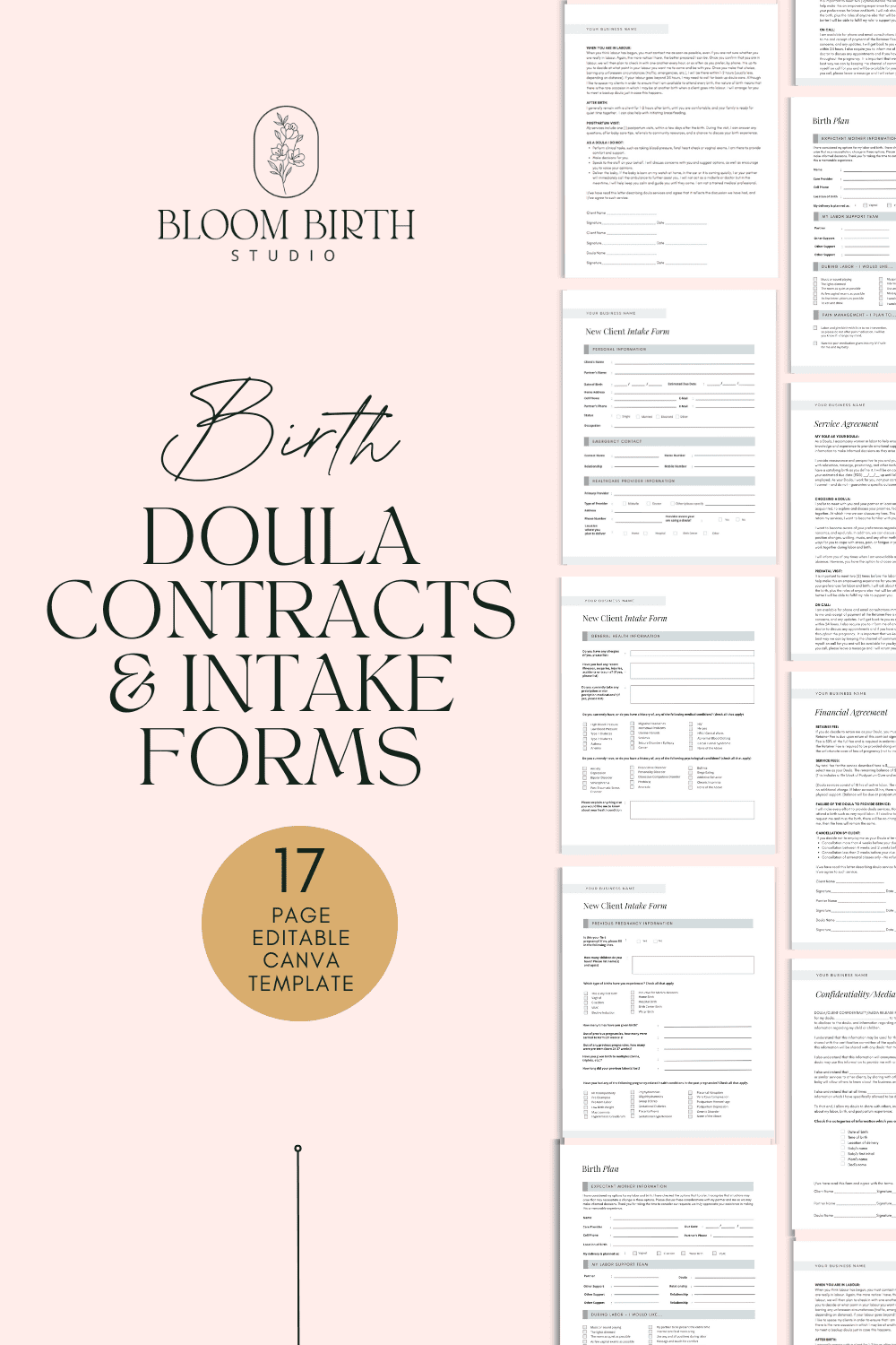 Doula Contract Template: Save Time And Eliminate Stress